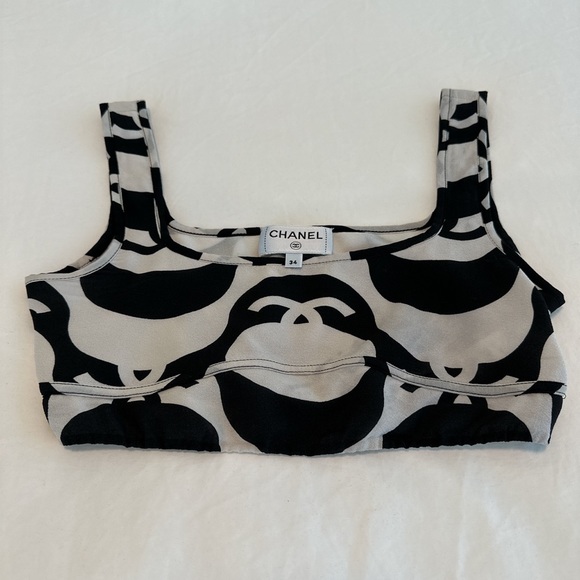 CHANEL | Tops | Chanel Crop Top | Poshmark